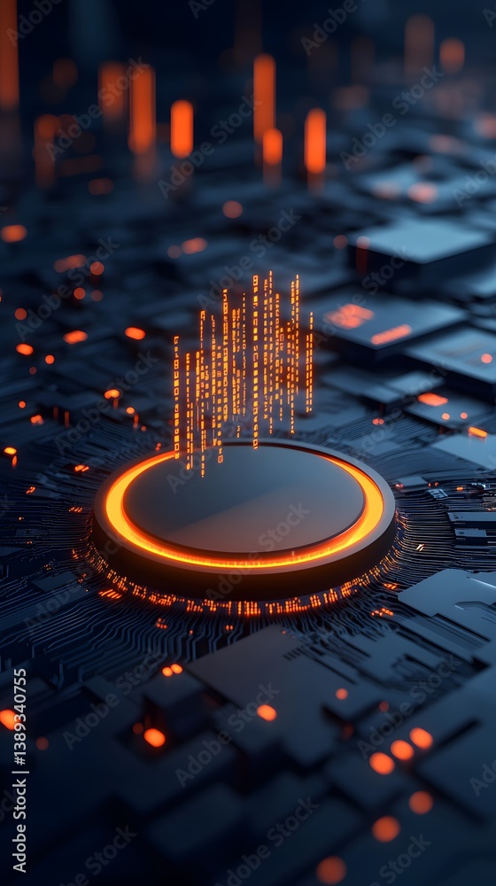 Digital Lab Interface Showing Deep Analysis Through Machine Learning Large Language Model
