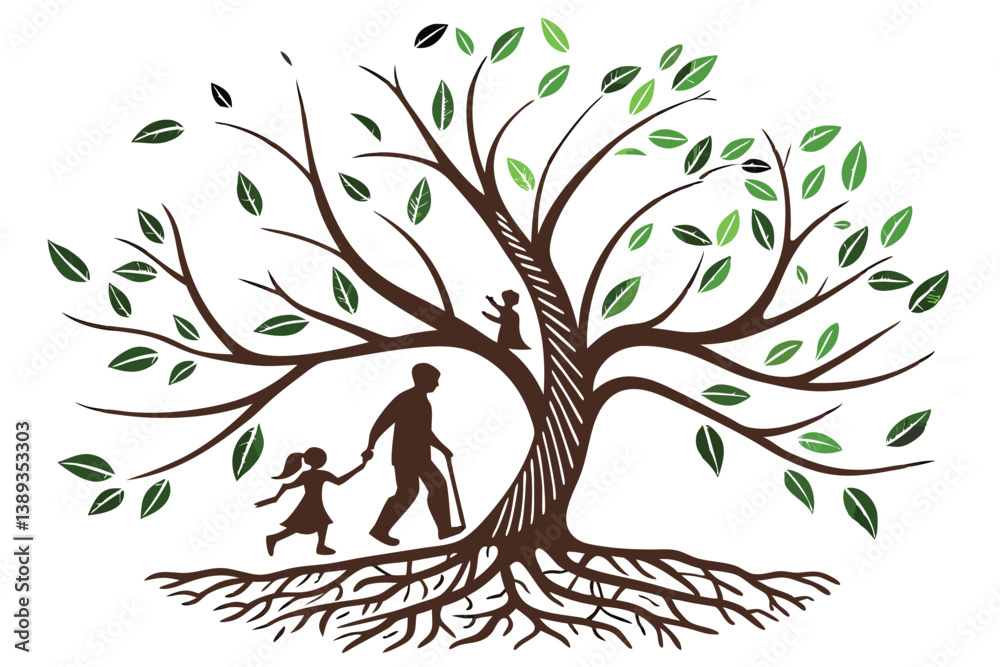 131 Tree of life, family tree, generations, roots and branches ...