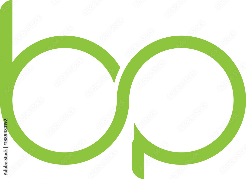 ba Alphabet letters Initials joint logo icon with business card vector ...