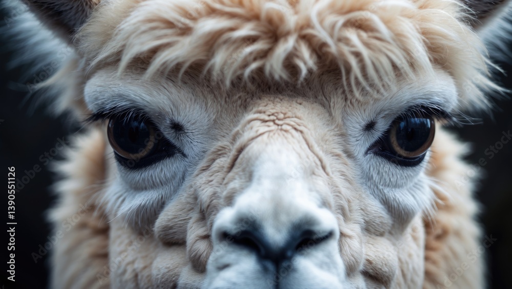 Llama Stare - While exploring, we stumbled upon a delightful group of ...