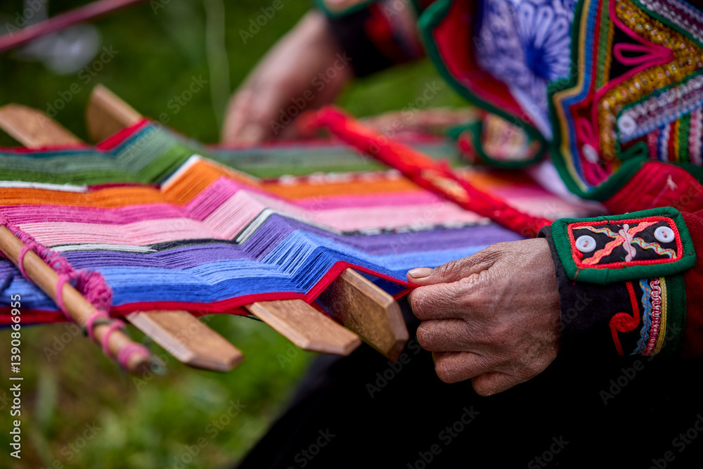 Art and tradition come alive in Chinchero. Skilled hands of Andean ...