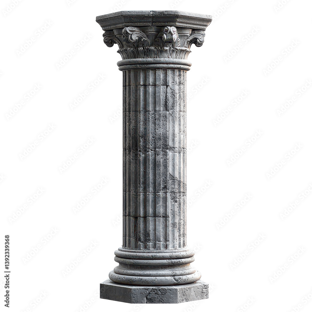 Stone pillar with columns png ancient pillar png Greek column png stone ...