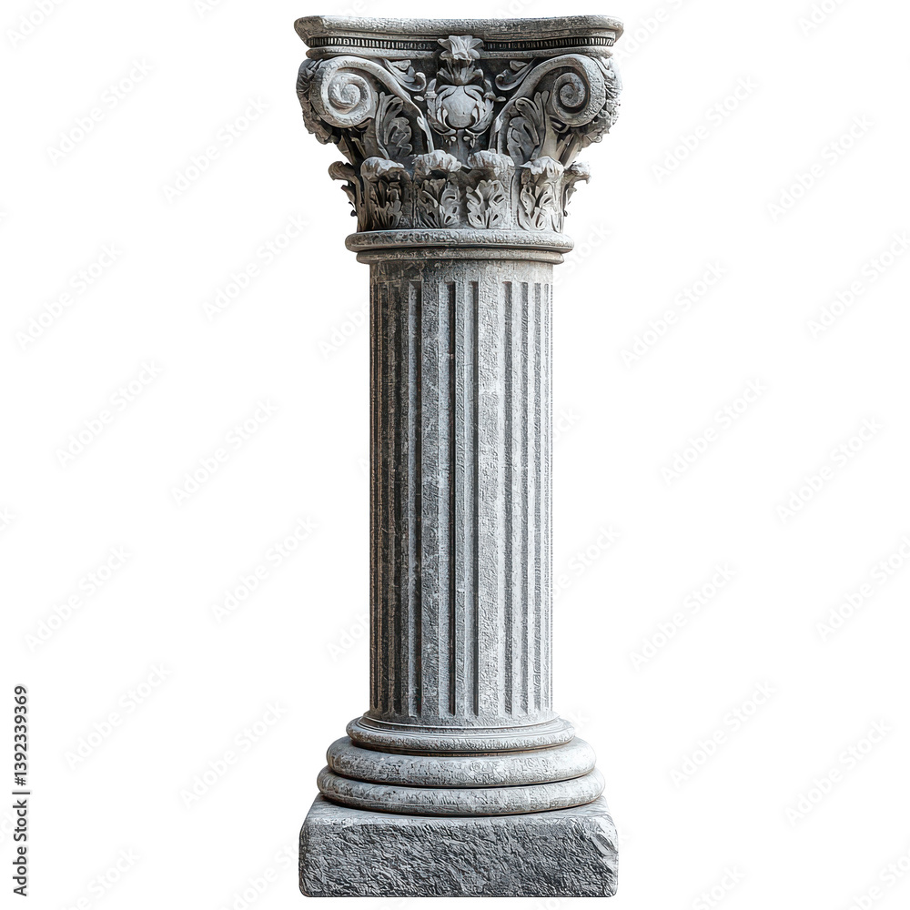 Stone pillar with columns png ancient pillar png Greek column png stone ...