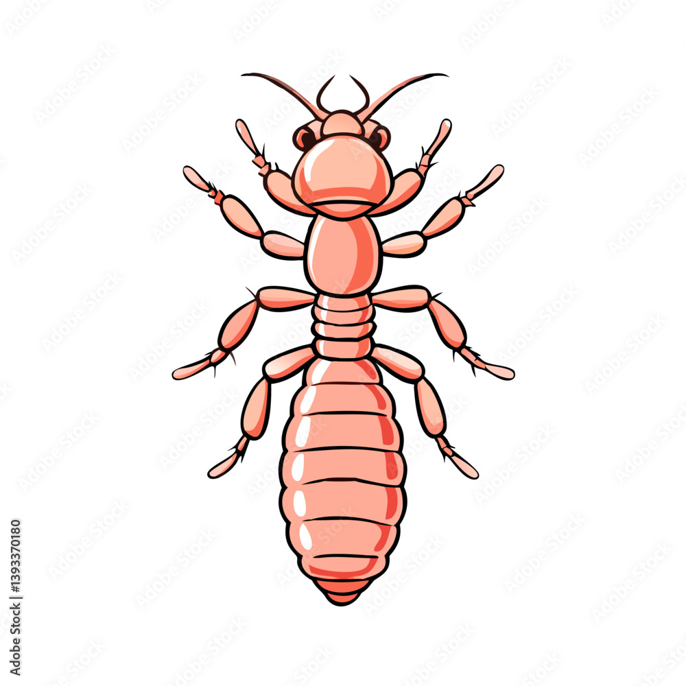 Illustration of a termite insect pest control vector drawing for design ...