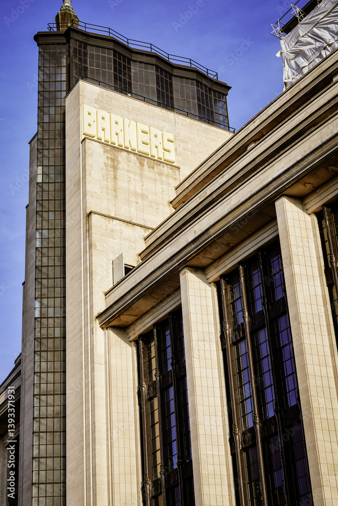 The Barkers Building, Historic Shopping Landmark Signage; Brand Name ...