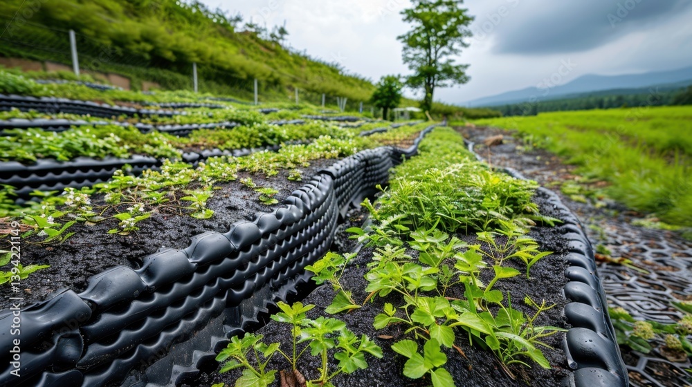 Active Erosion Control: Measures like planting vegetation and using ...