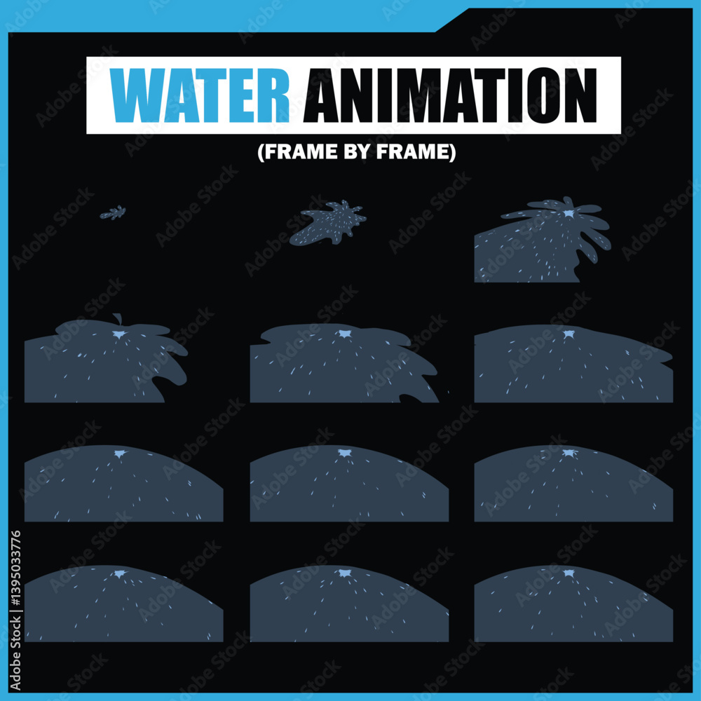 Water Splash, Shower Rain, Bubbles, Droplets, Drip, Flow, Wave, Burst ...