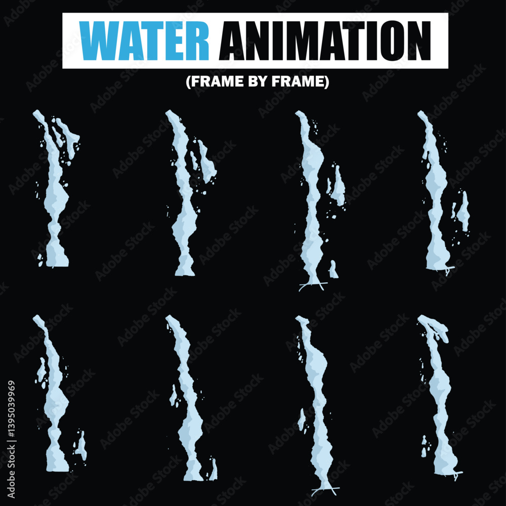 Water Splash, Shower Rain, Bubbles, Droplets, Drip, Flow, Wave, Burst ...