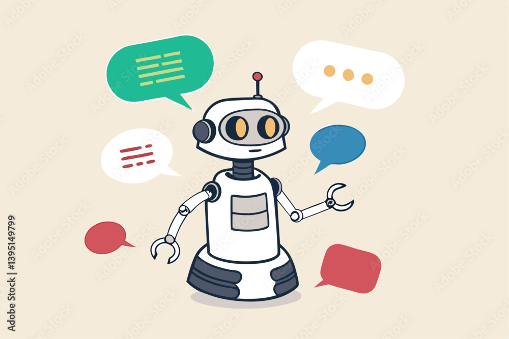 Chatbot online service to answer questions with machine learning or AI ...