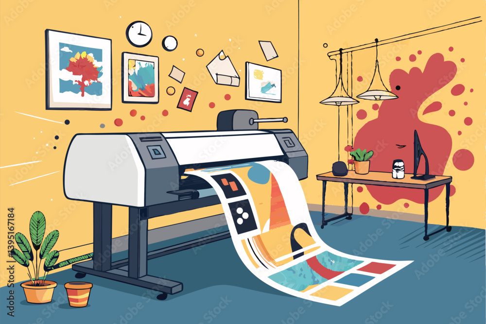 Design a flyer vector graphic featuring bold, impactful strokes ...