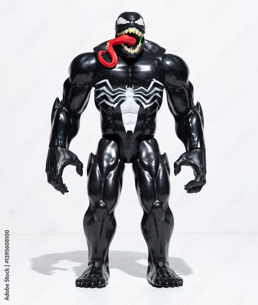 Kent, uk 01.01.2025 12 inch Venom Marvel Maximum Spider Man Titan Hero ...