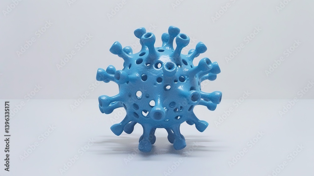Unlock the Microscopic Mystery: The Abstract Virus Molecular Structure ...