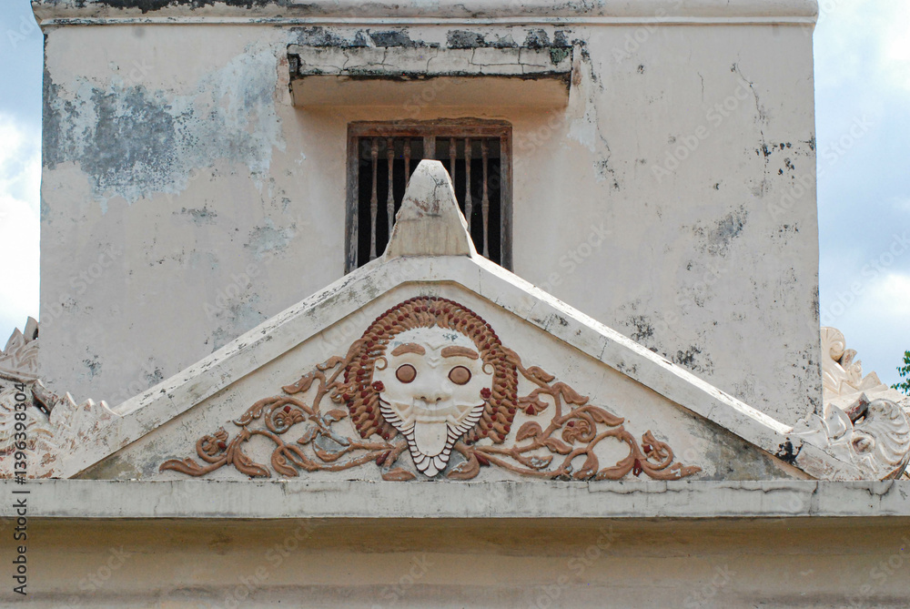 antique and ancient carved buildings, carvings from the ancient gate of ...