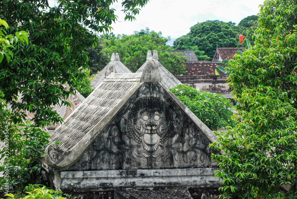 antique and ancient carved buildings, carvings from the ancient gate of ...