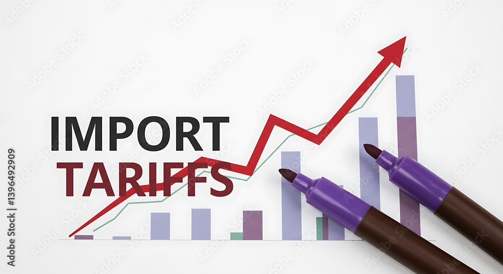 Analyzing the impact of import tariffs through visual chart and trend ...