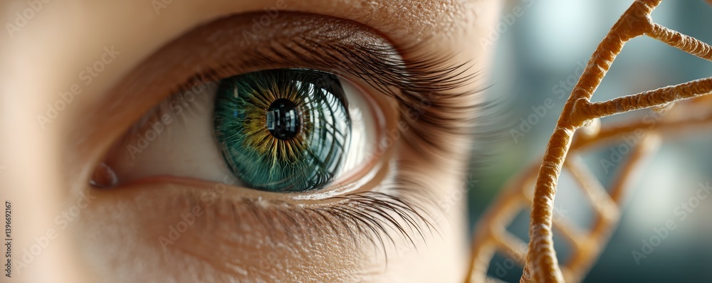 This image visualizes the future of medical research, where artificial ...