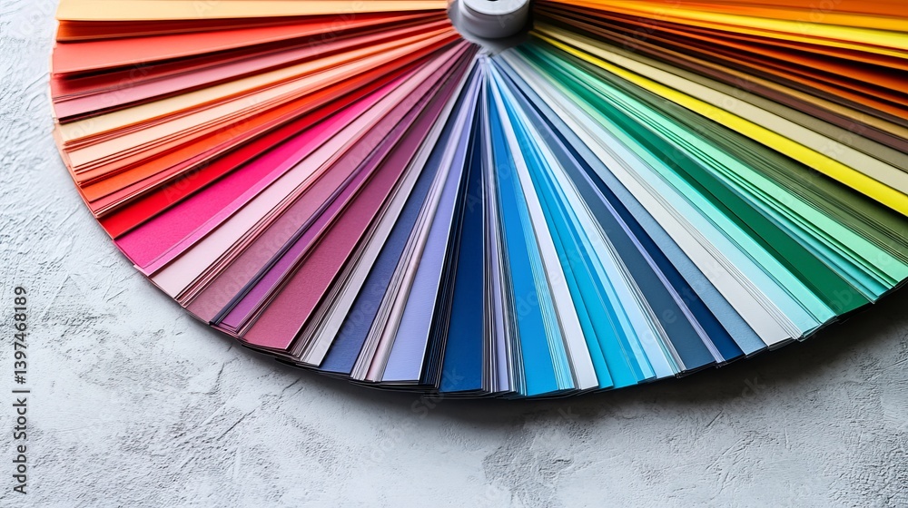 Color palette guide for interior design paint colors and swatches for ...