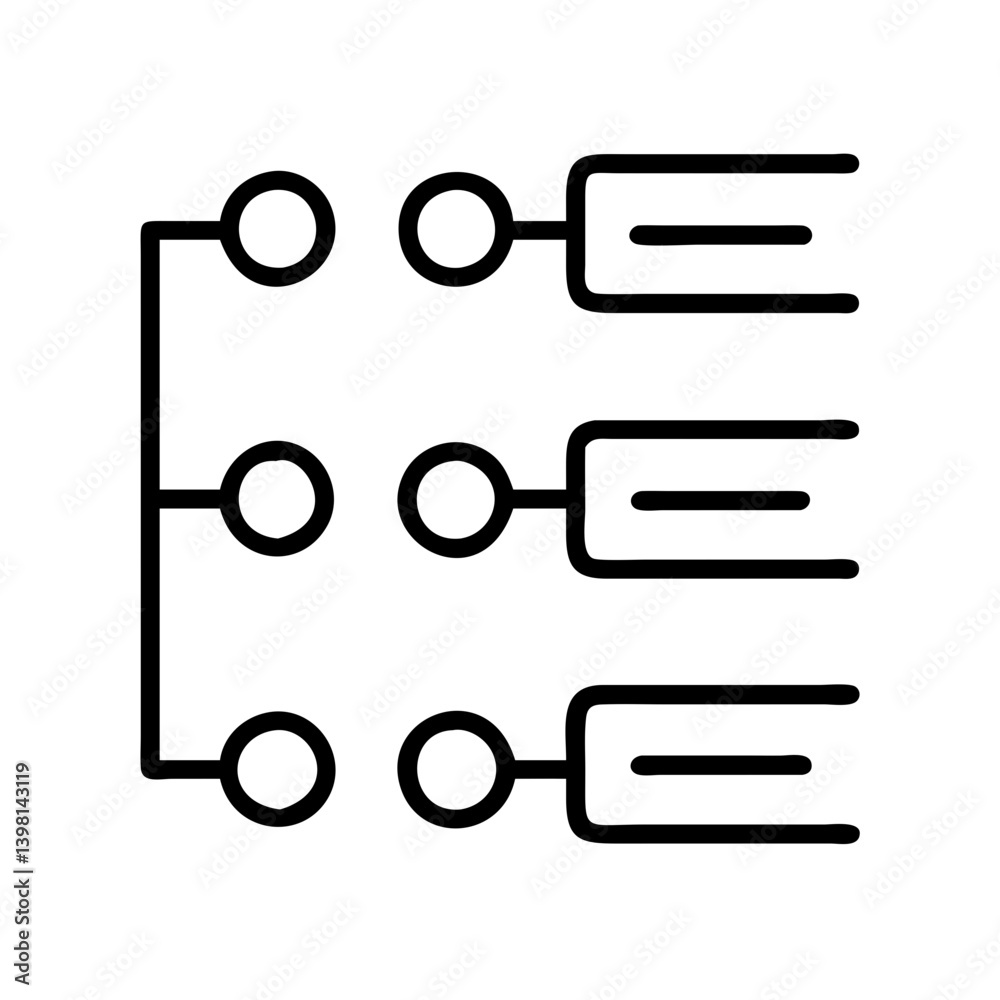 Vector de Stock Organization chart diagram flowchart structure hierarchy tree process flow chart ...
