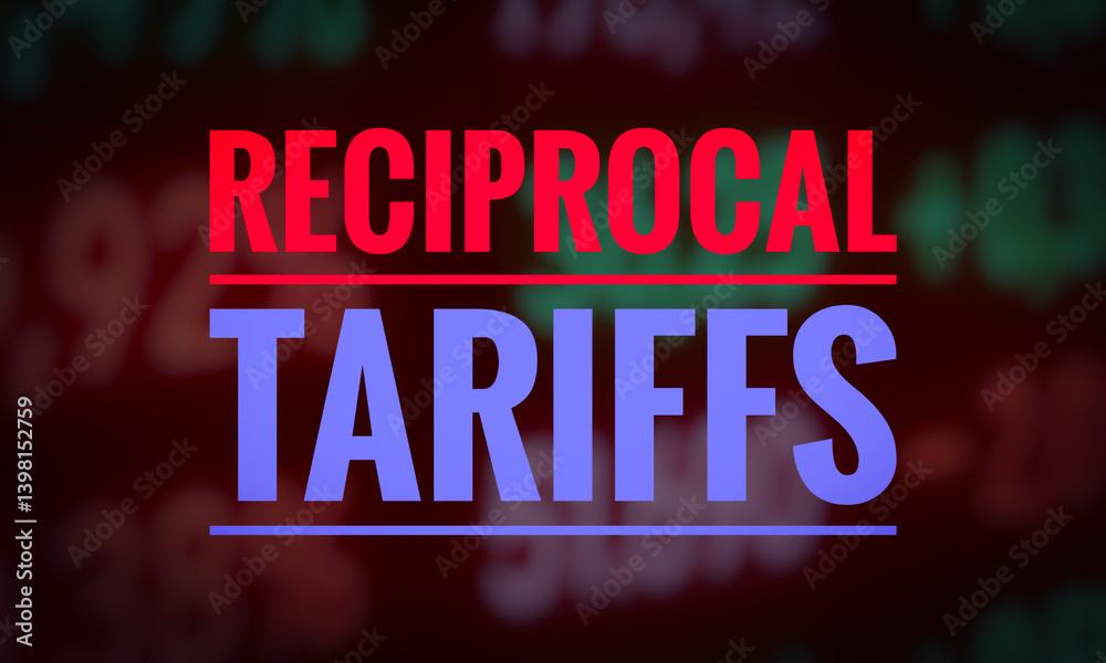 Reciprocal tariffs. US announced Reciprocal tariffs as US stock market ...
