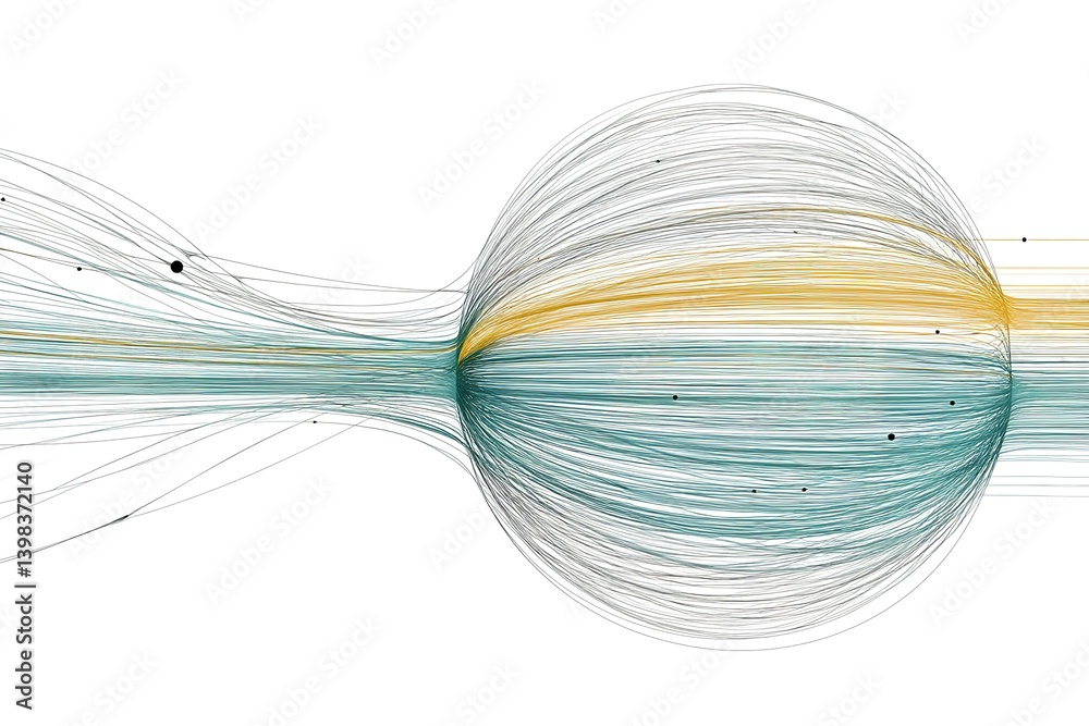 Visual representation of fluid dynamics showcasing flow patterns and ...