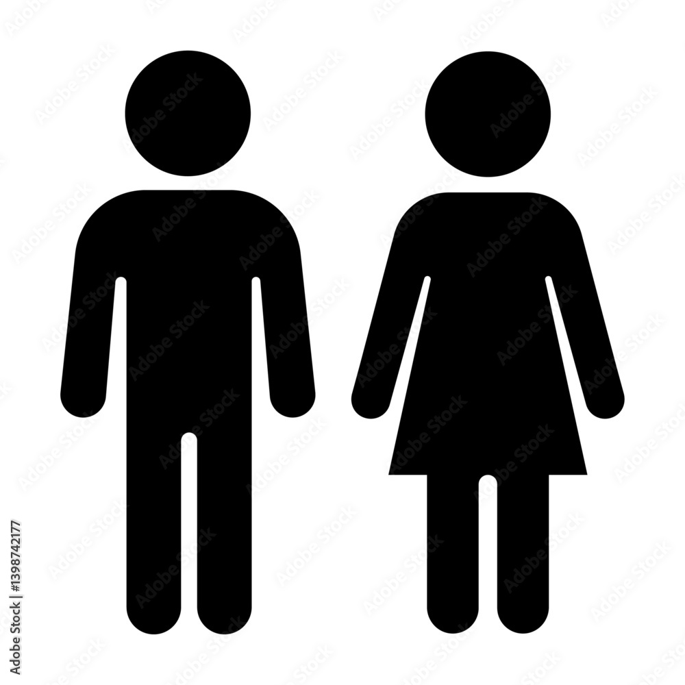 Male and female symbol. Vector icons showing male and female symbols ...