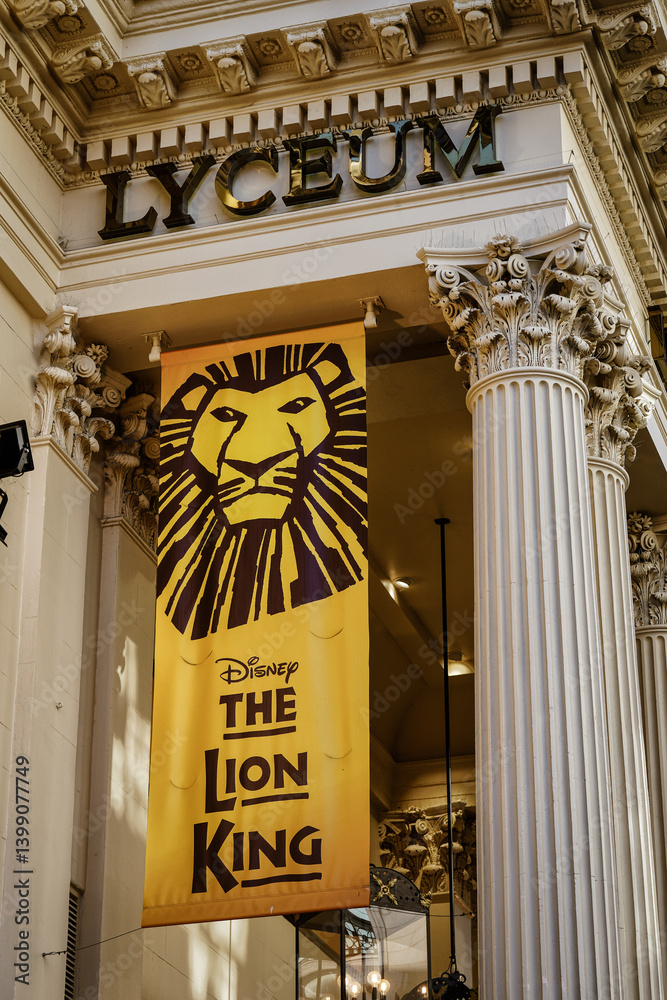 The Lion King Name Signage, Walt Disney Musical Play Lettering Sign ...