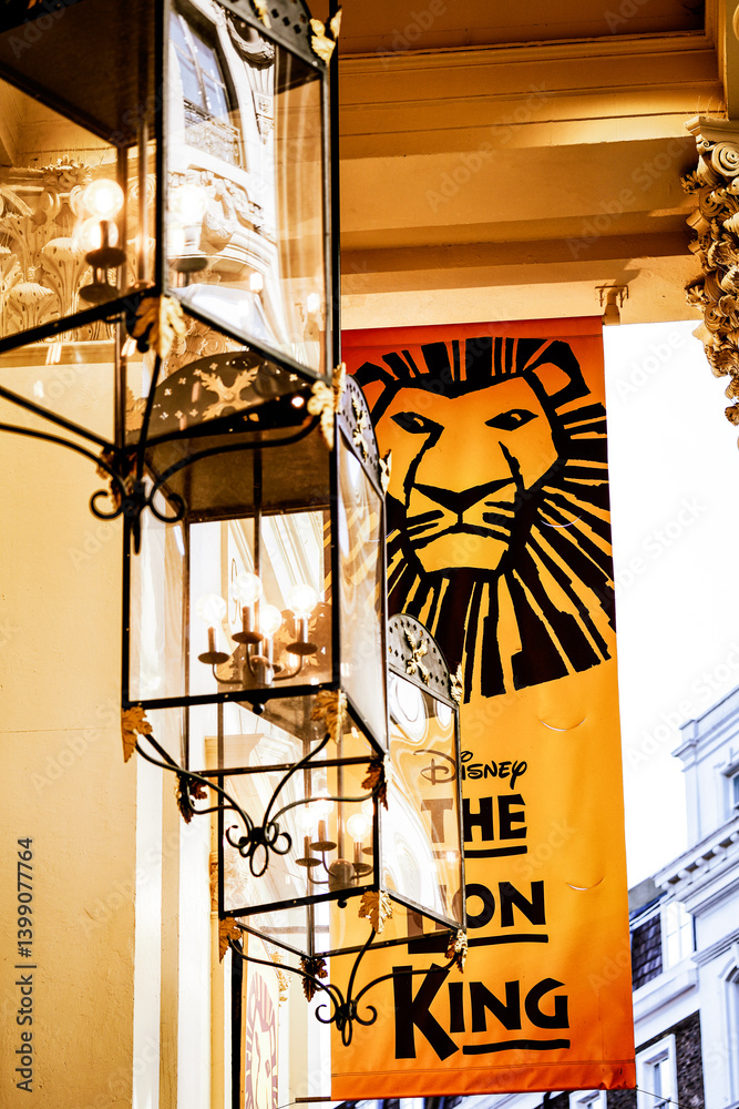 The Lion King Name Signage, Walt Disney Musical Play Lettering Sign ...
