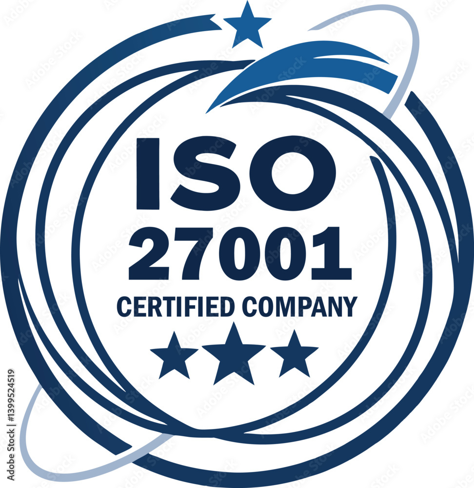ISO 27001 Certified Company Logo- Information Security Management ...