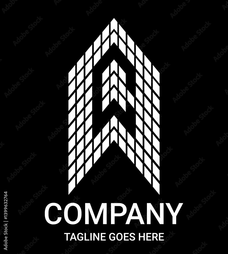 Racing monogram "C" logo. Logo formed by square arrangement. Uppercase ...