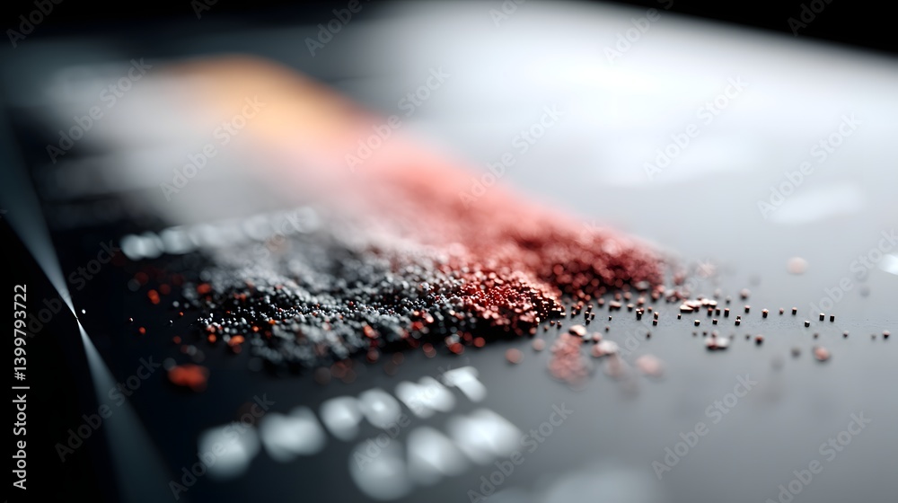 Tokenization process visualized as flowing digital particles, large ...