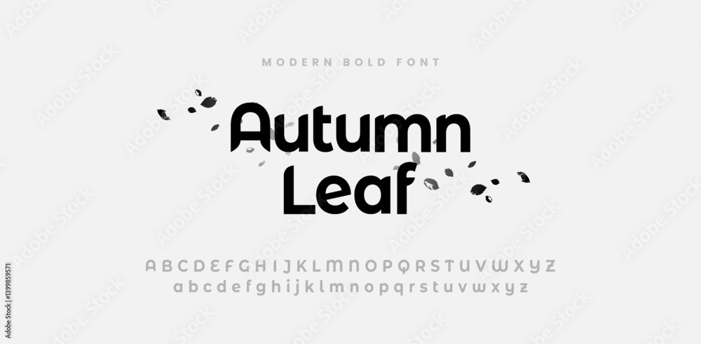 Modern Heavy and Bold Font. Suits for any design needs. Fashion Font ...