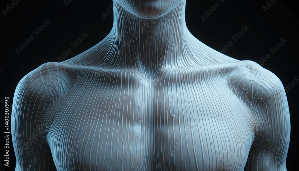 Anatomy Unveiled: A captivating anatomical illustration unveils the ...