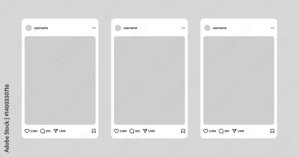 Instagram new grid size template update 2025 – Instagram social network ...