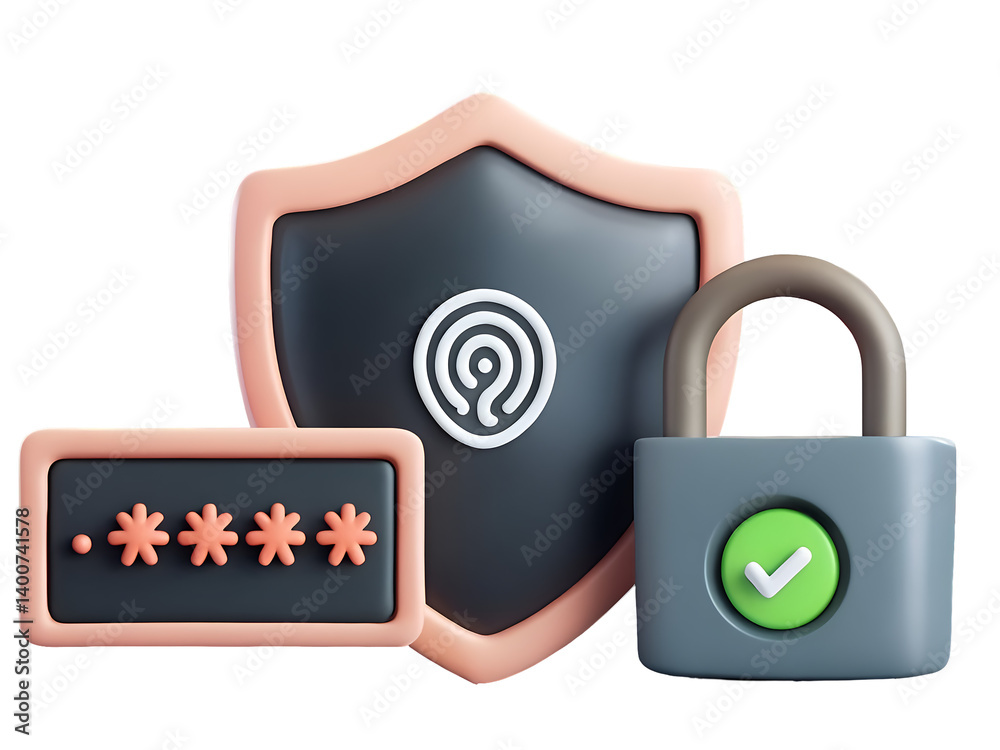 security, password, fingerprint, authentication, access, protection ...