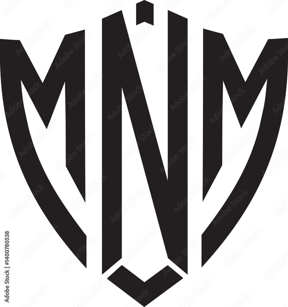 MNM Sheild logo.eps Stock Vector | Adobe Stock