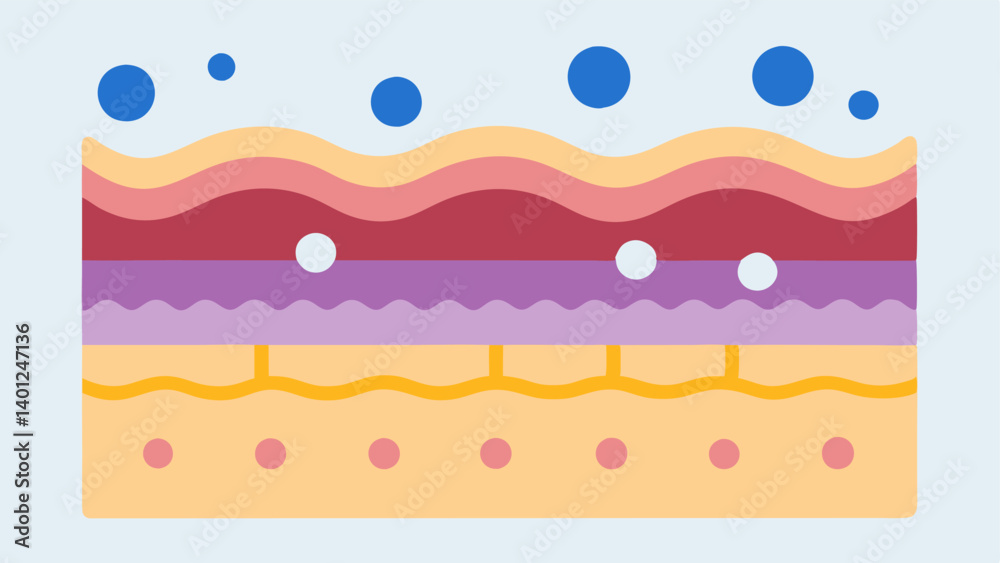 Стоковое векторное изображение «Layered Stacking Visualize layers of ...