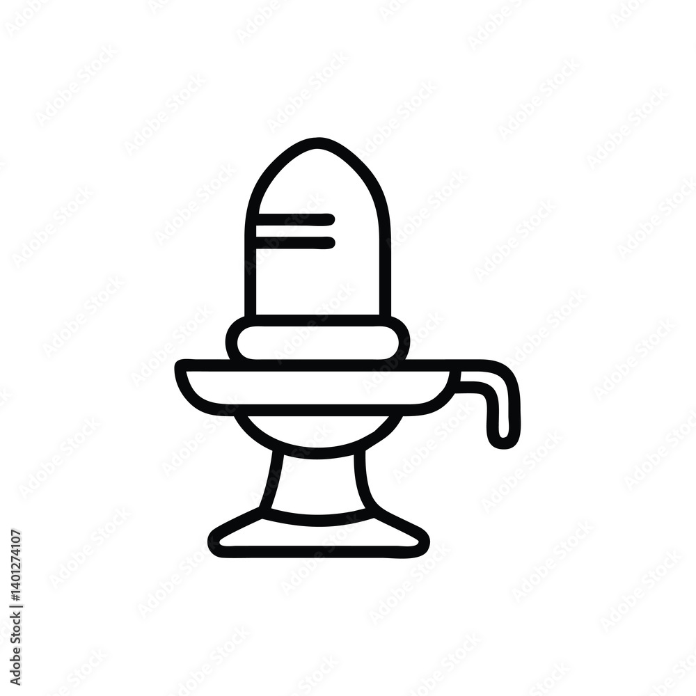 Hindu Shiva Lingam Icon Sacred Symbol Spiritual Significance Outlined ...