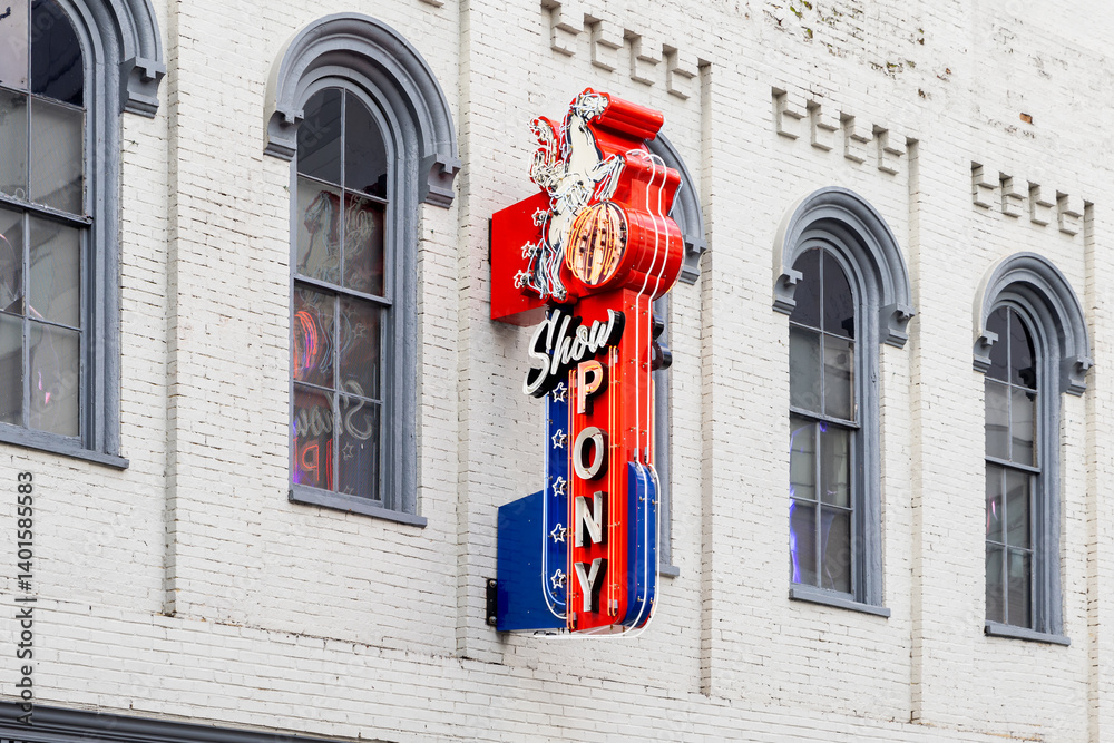 Стоковое фото «Nashville, TN, USA - March 8, 2025: Show Pony is a newer ...