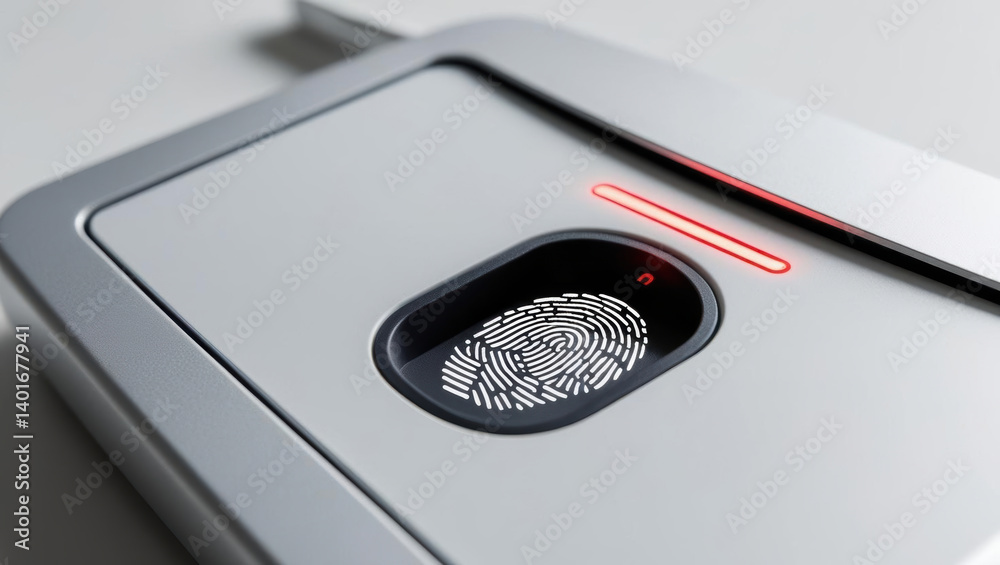Secure fingerprint scanner with emergency powers for enhanced safety ...