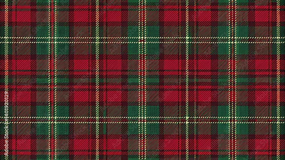 Foto de Stock Red and green plaid fabric texture. Seamless pattern for ...
