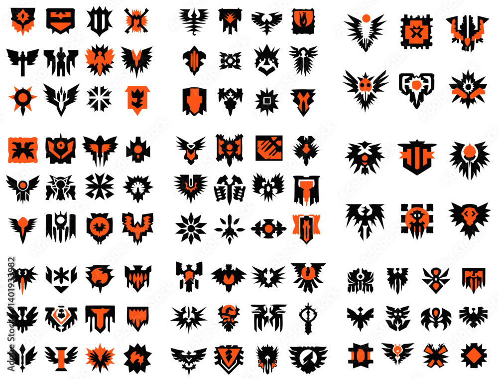 Stock-Vektorgrafik „Pixel Art Bird Icons Set: A vast collection of ...
