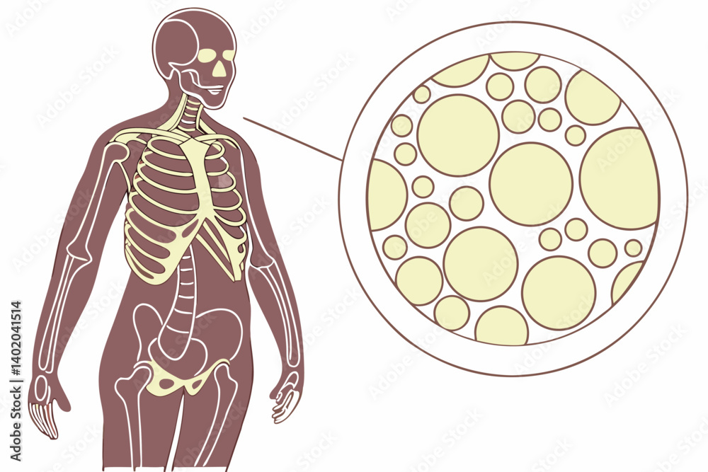 36 Human torso, belly fat, detailed skin texture, anatomical cross ...