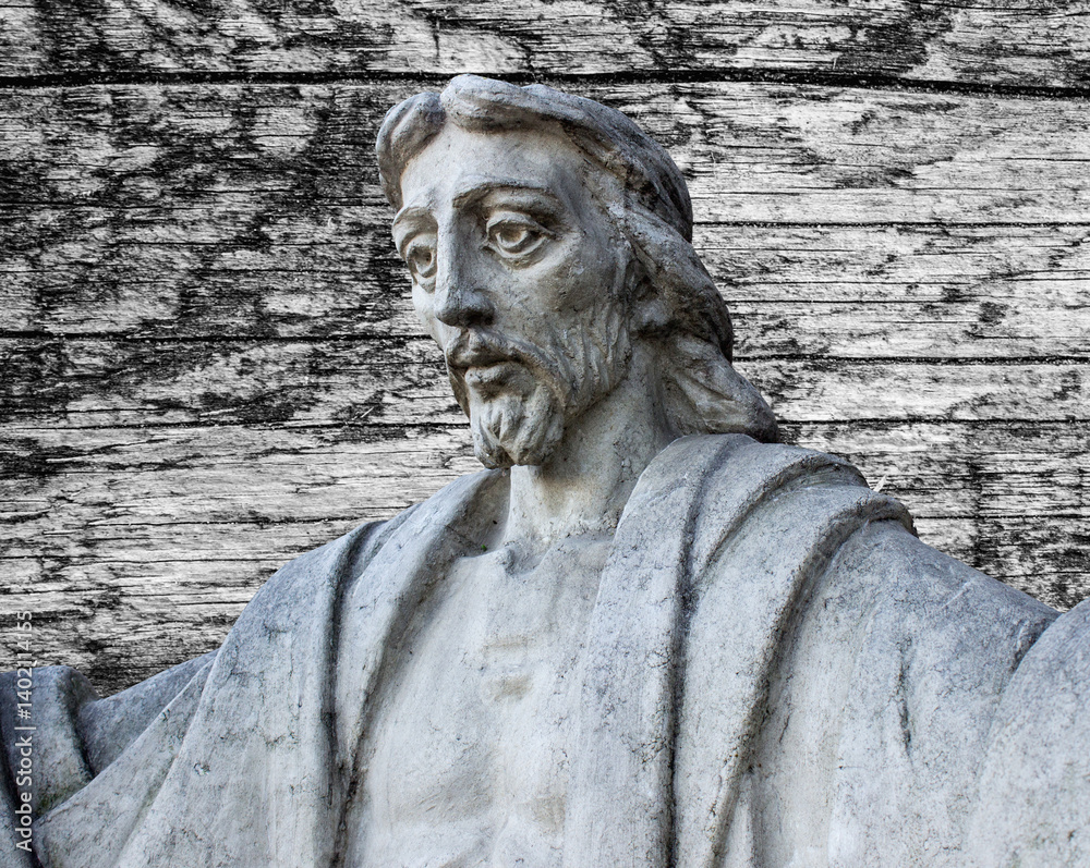 Jesus Christ under the weight of the cross. The suffering and death of ...