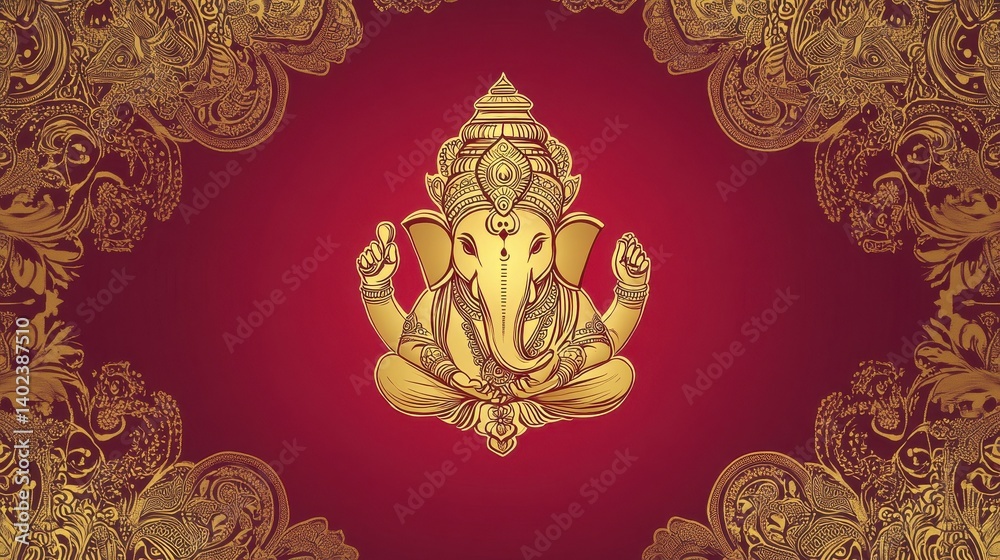 indian wedding card background, marriage card design with shubh vivah ...