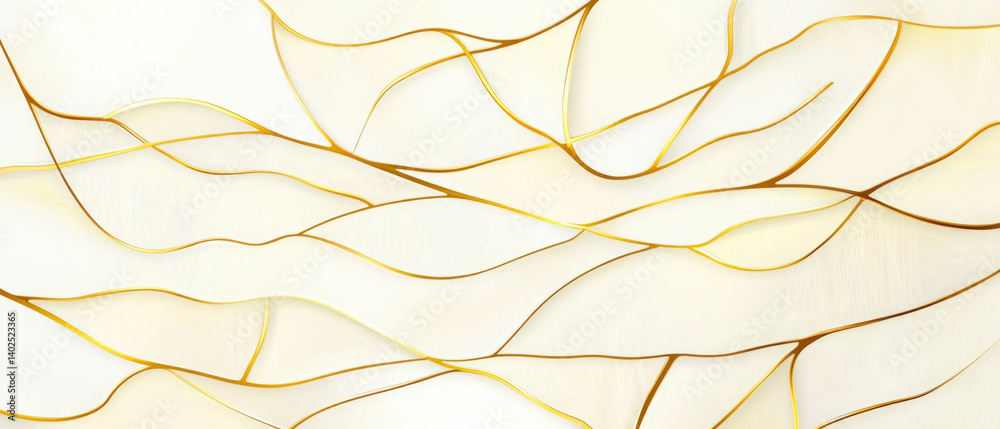 Geometric 2d golden lines line wave waves, curve, curves texture wall ...