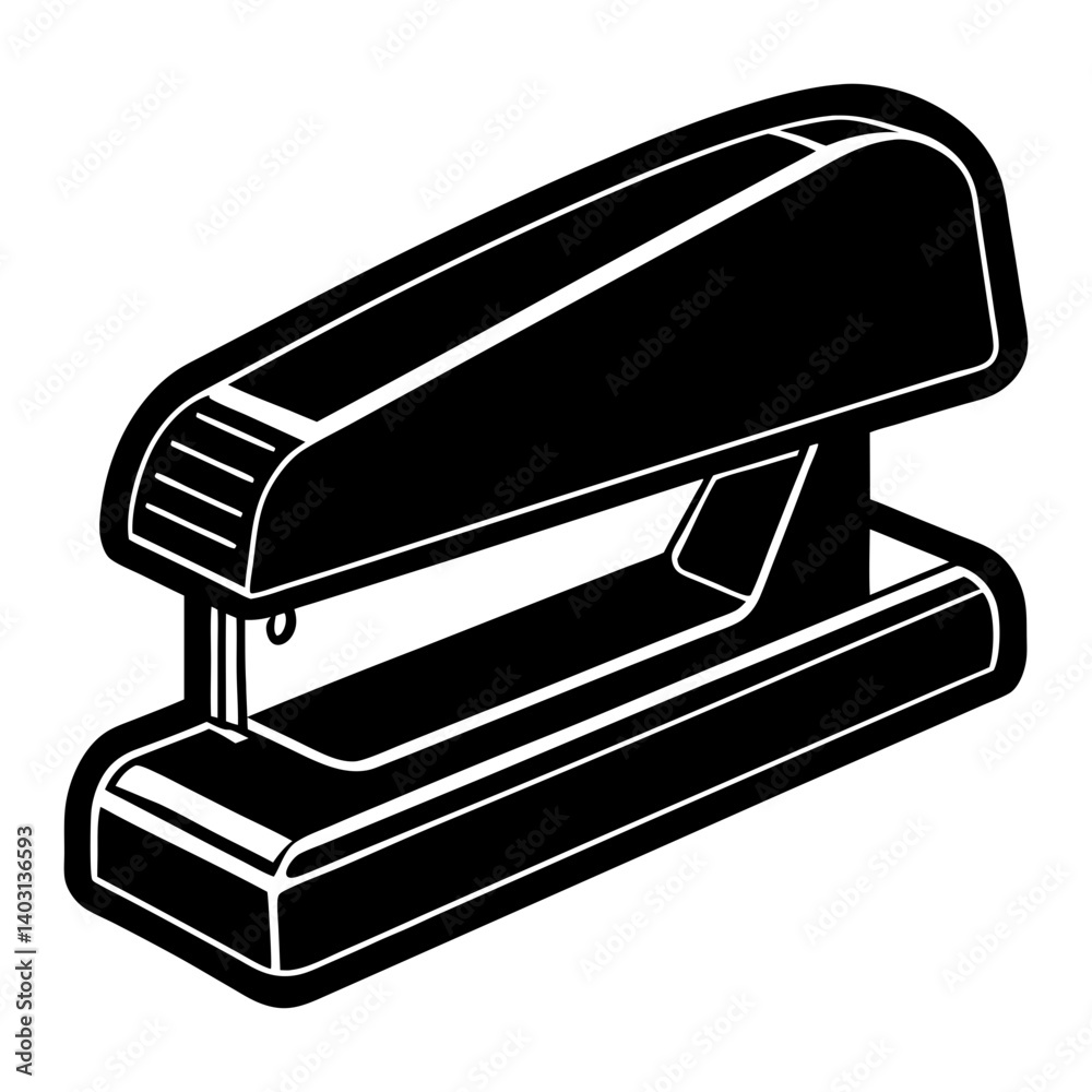 Download Stapler Silhouette Vector Art And Illustration Svg File For ...