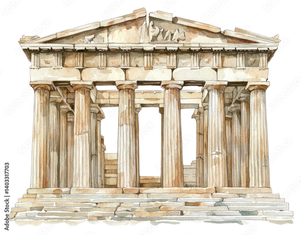 PNG An ancient greek Parthenon architecture parthenon building worship ...