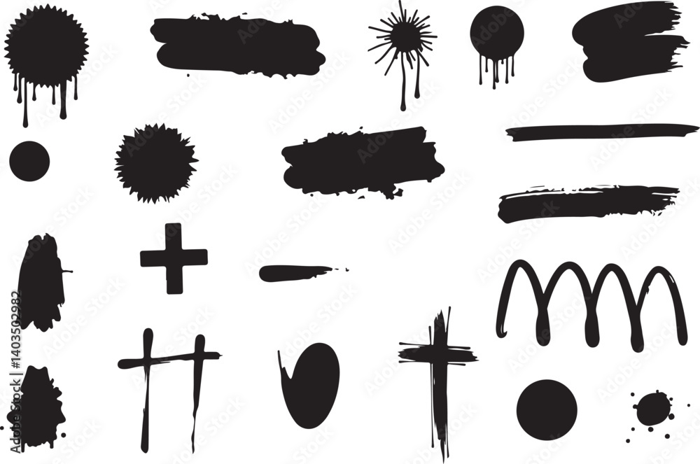 "Grunge Mud Splash Vector Set – Dirty Textures for Rugged Designs ...