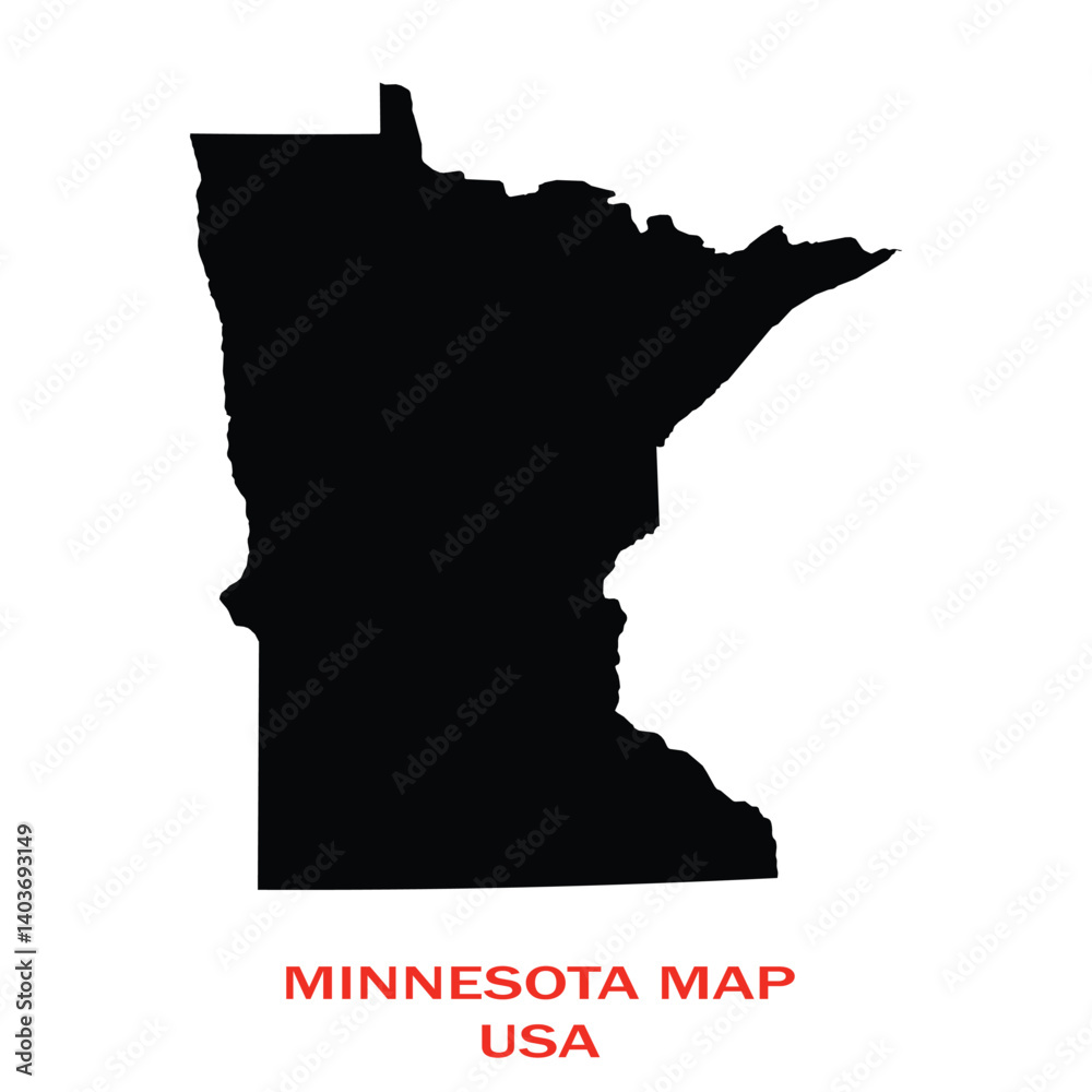 Map of Minnesota, Map of Minnesota USA States, Minnesota state of USA ...