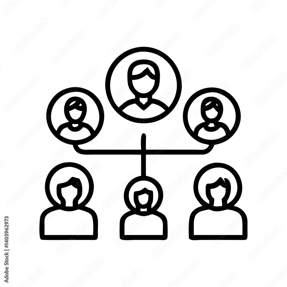 Family tree genealogy chart diagram lineage ancestry pedigree ...